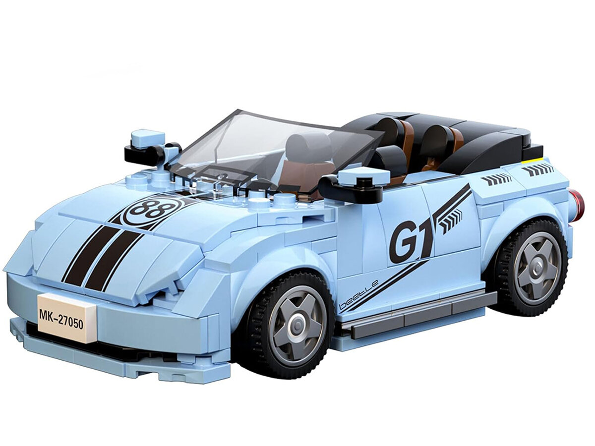 Конструктор Mould King 27047 MOC Мини-модель Volkswagen Beetle 27047