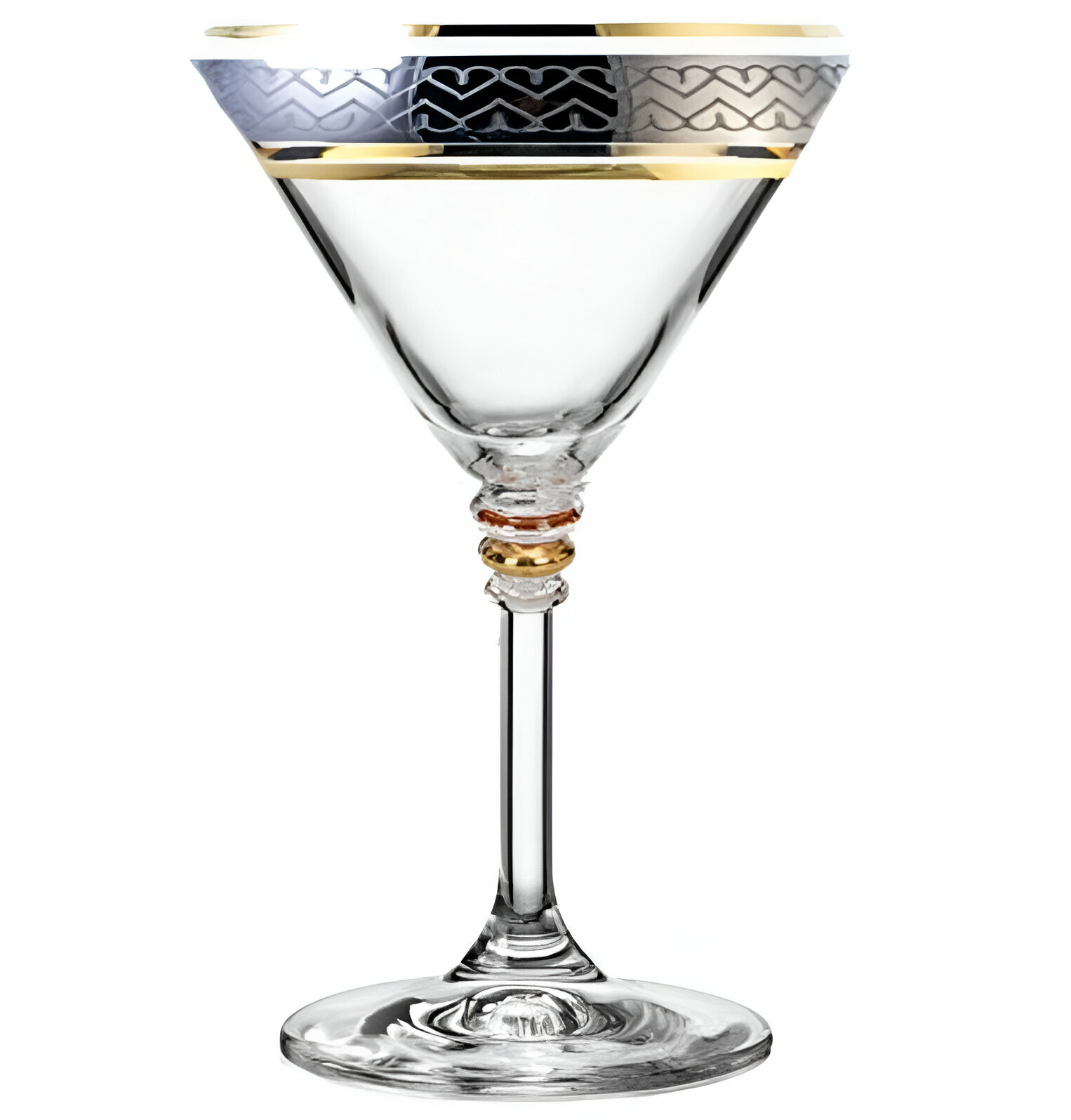 Набор бокалов Crystalex "Оливия", для мартини, стекло, 210мл, 6шт.