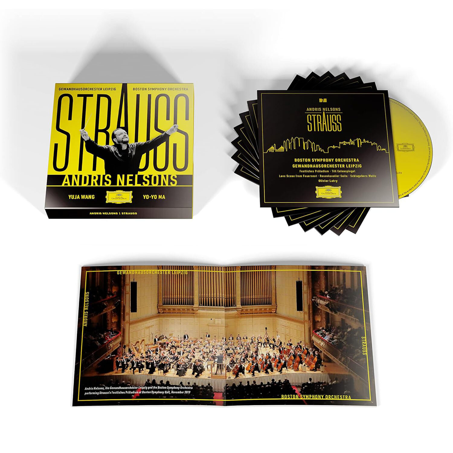 Музыка CD Gewandhausorchester Leipzig, Boston Symphony Orchestra, Andris Nelsons, Yuja Wang, Yo-Yo Ma - Strauss