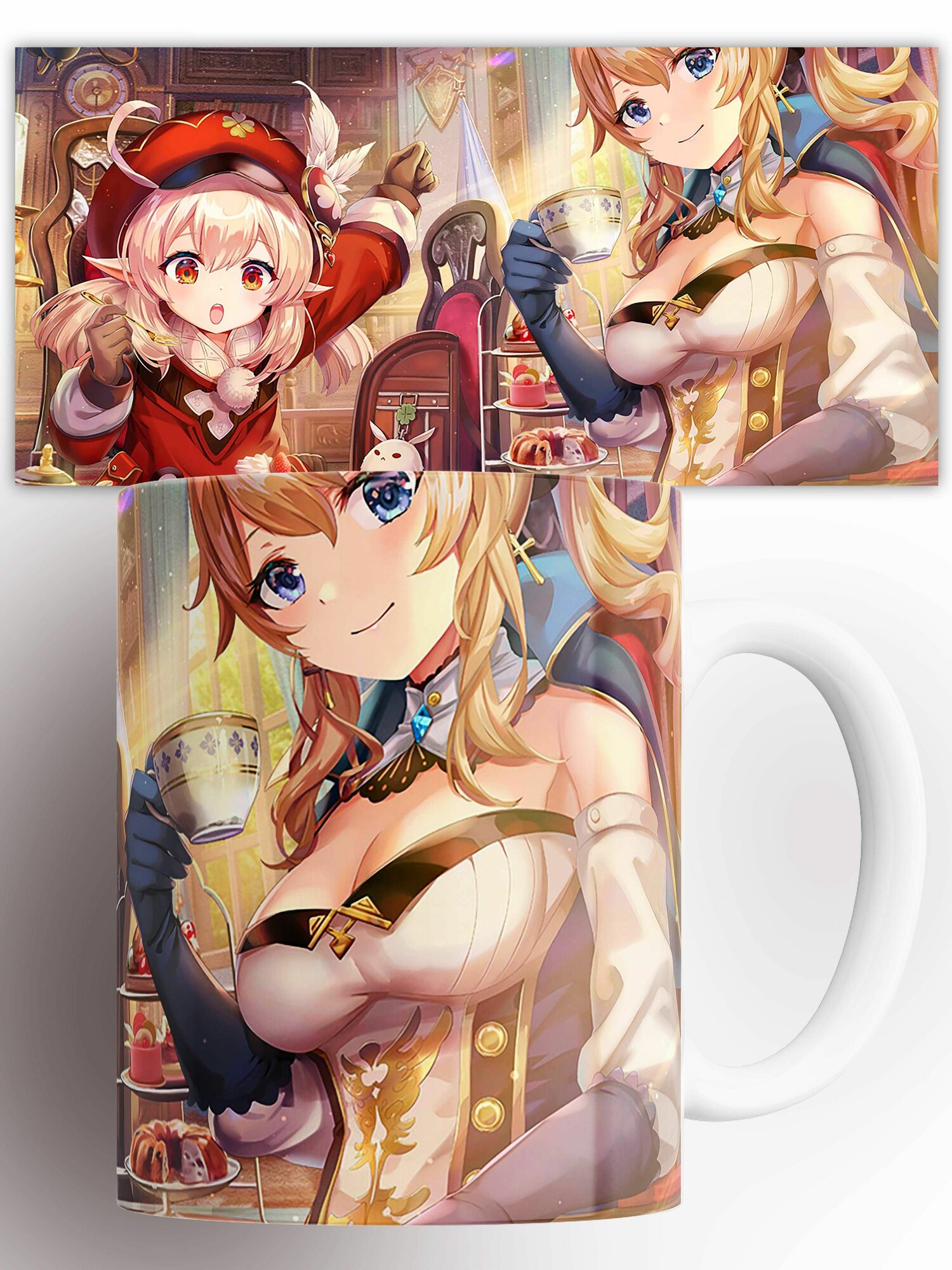 Кружка Геншин Импакт Genshin Impact Кли 330мл