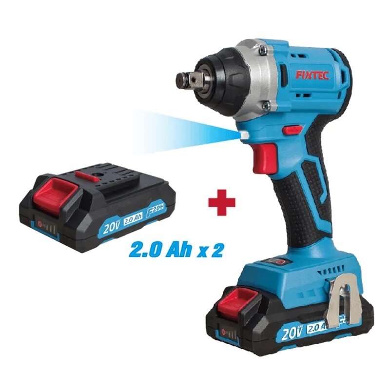 Гайковерт FIXTEC, аккумуляторный, ударный, бесщеточный, 350 Нм