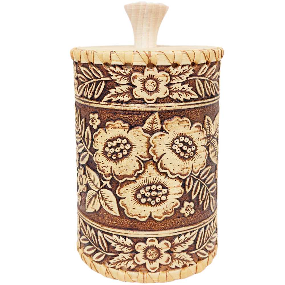 Туесок из бересты "Лето", 500мл.