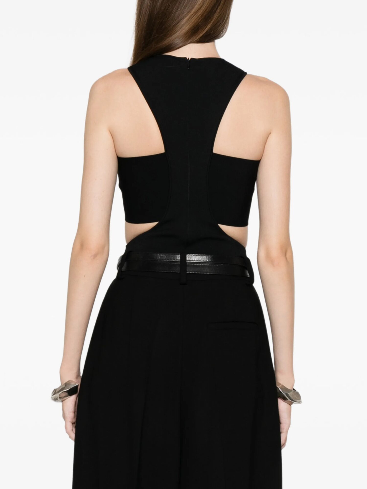 Топ Alexander McQueen, размер 42, black/black — фото 1