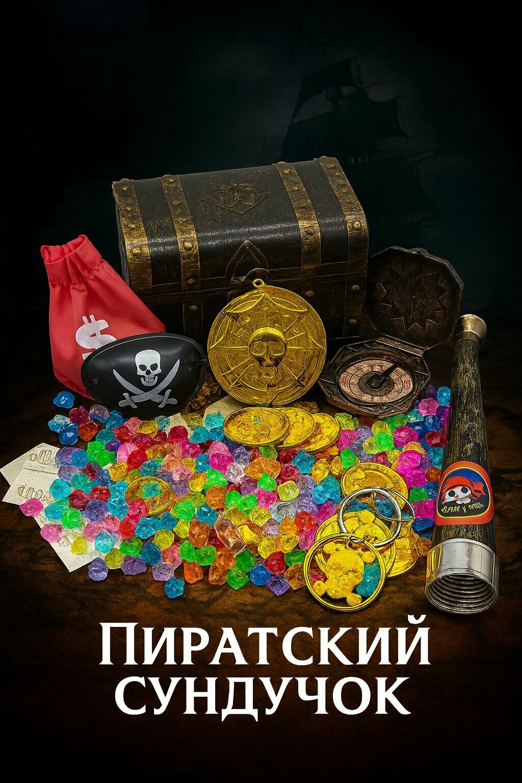Набор пиратов с аксессуарами для ролевых игр