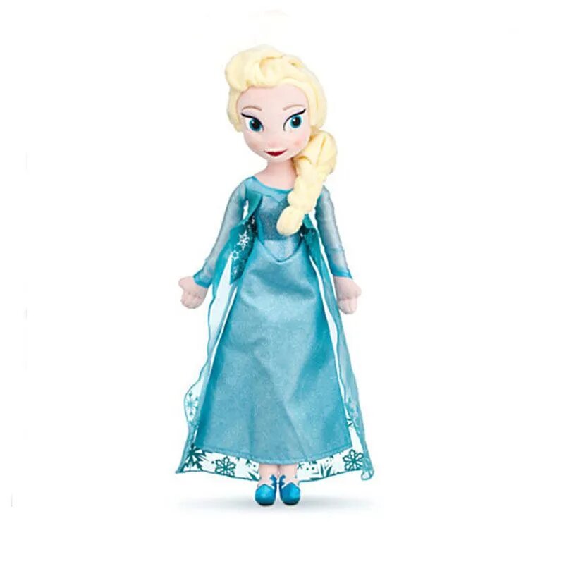 Детская плюшевая кукла Disney Анна 40 см, веселая и забавная, а также кукла Эльза 40 см, 2018 года, из мультфильма "Холодное сердце".