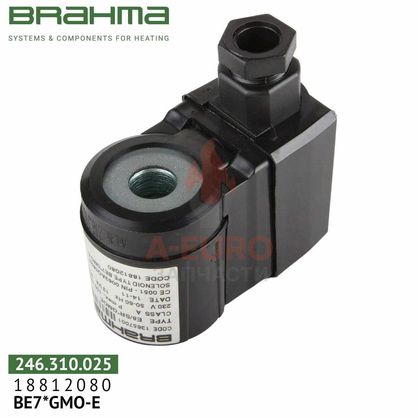 Катушка Brahma BE7*GMO-E для клапана 13657001, 18812080