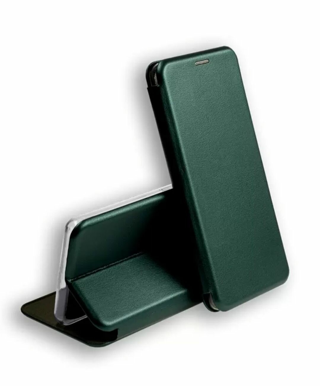 Samsung Galaxy A52 A525 / a52s Тёмно-зелёный чехол-книжка эко-кожа для самсунг галакси А52 книга с функцией подставки на магните