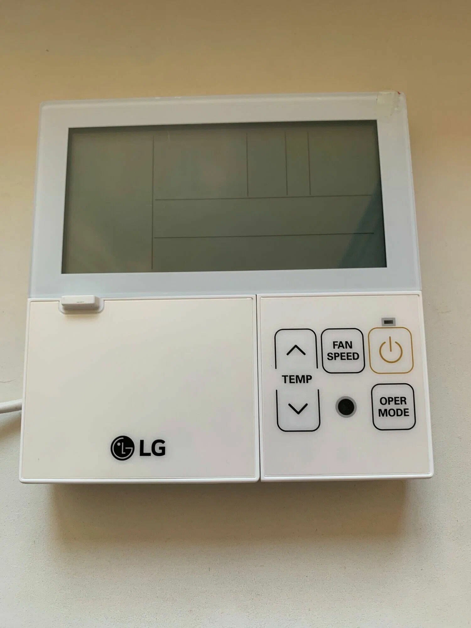 LG Пульт LG AKB75075701, для канальных кондиционеров, проводное соединение