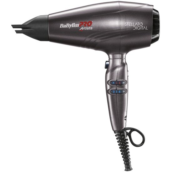 Фен Babyliss Pro Фен Stelatto Digital BAB7500IE, серый