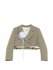 Пиджак alapage Pinstripe appliqué cropped jacket, размер 12 лет, зеленый,
