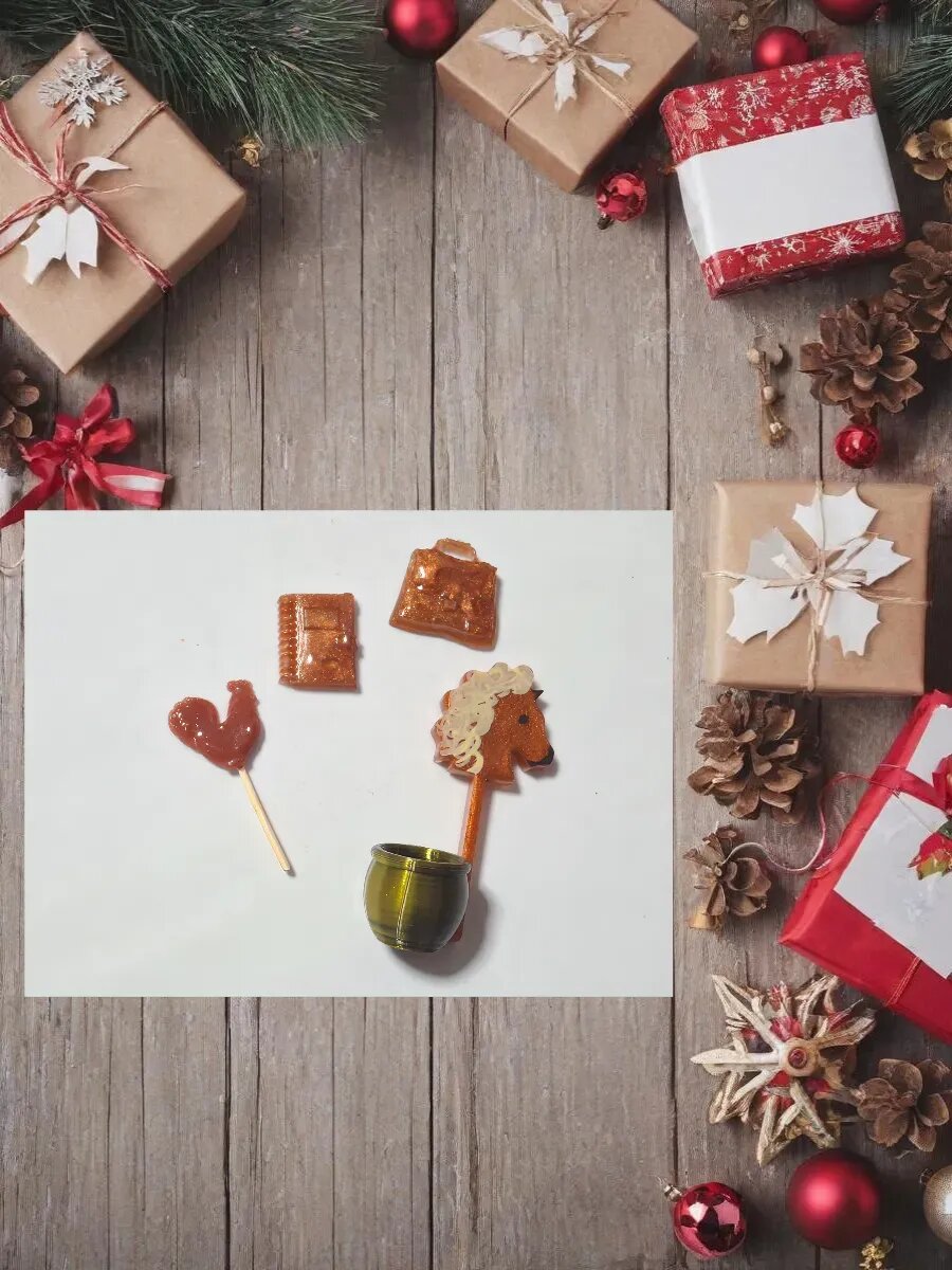 Набор миниатюр - 5 шт, для ватной игрушки