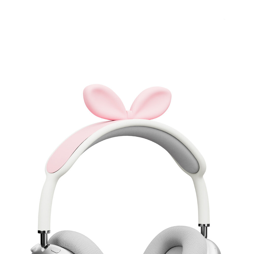 Накладной бантик на наушники Airpods Max, Розовый