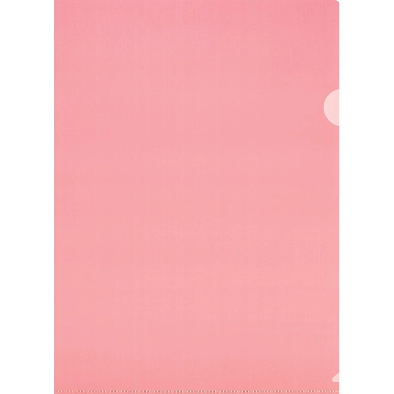 Папка уголок п/э цв. E-100/209T красная Россия 10шт/уп