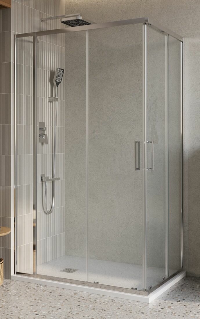 Душевой уголок BelBagno Luce 120/80