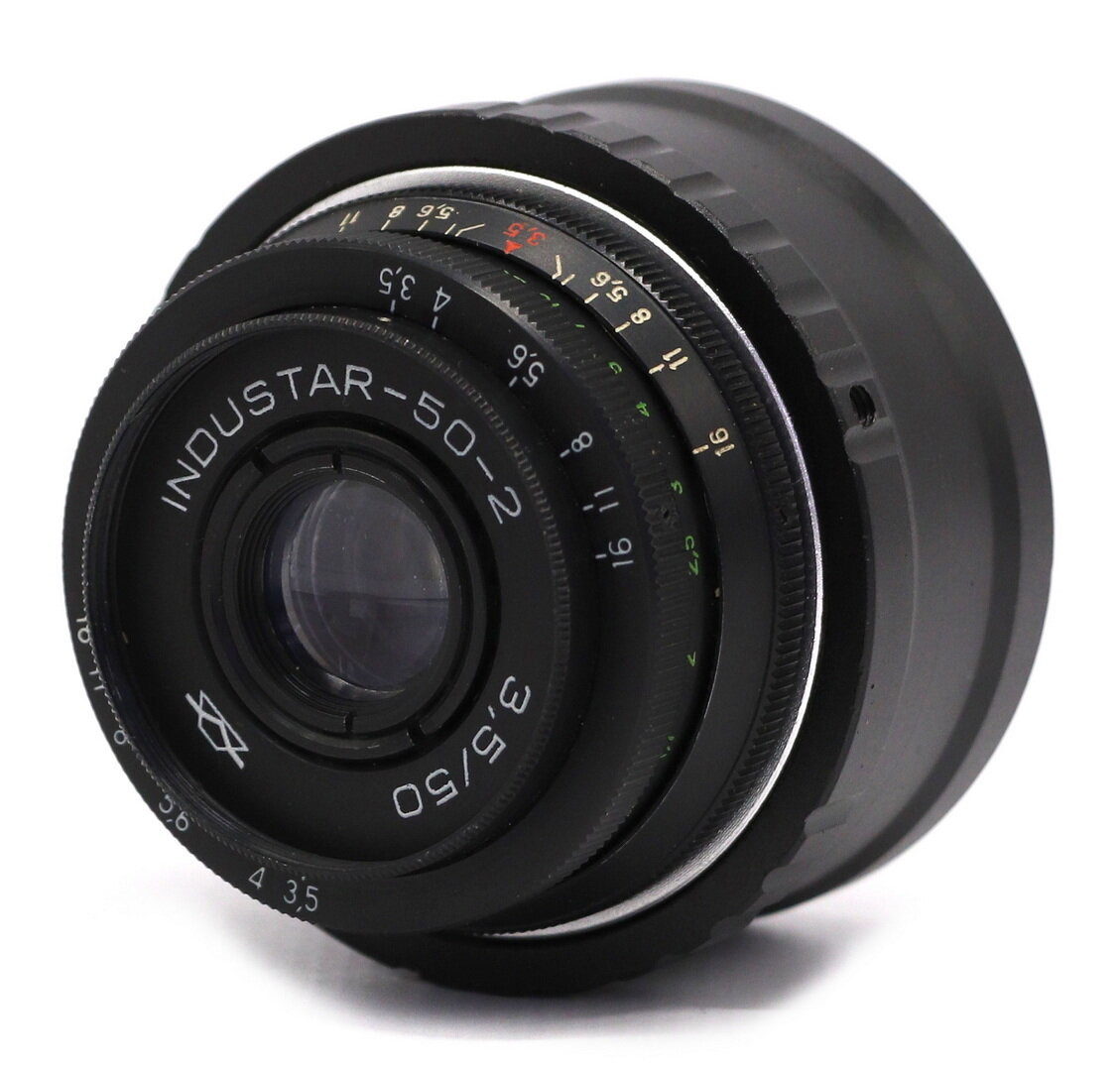 Винтажный Индустар-50-2 f/3.5 50mm + Адаптер Sony E/FE — Резкий боке!