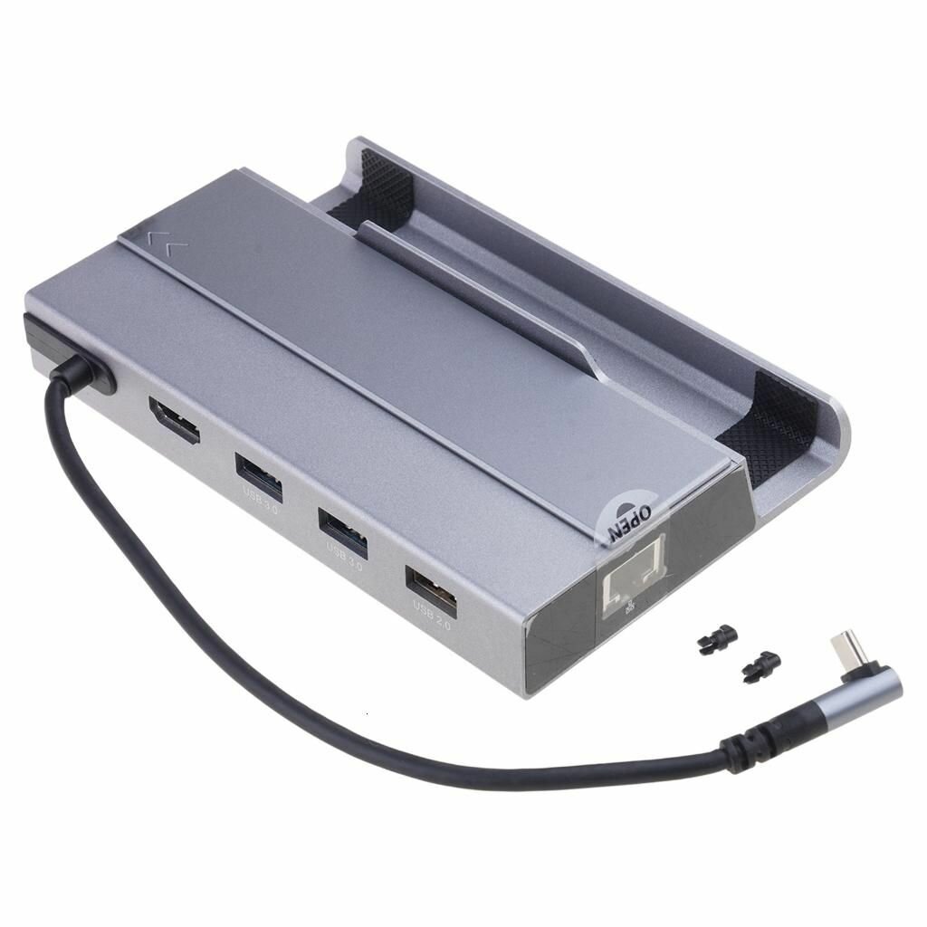 7-в-1 док-станция для ROG/X/SteamDeck с HDMI2.0, USB и гигабитным Ethernet