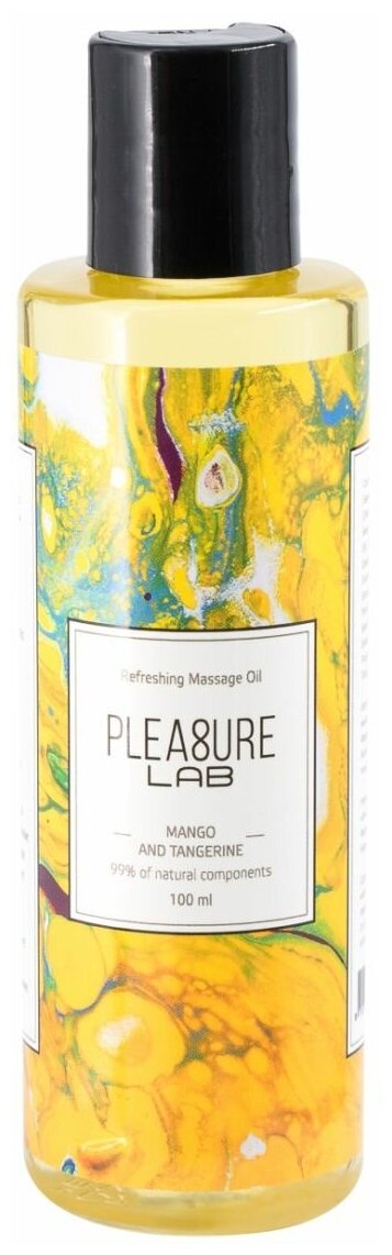 Массажное масло с ароматом манго и мандарина Pleasure Lab Refreshing Massage Oil, 100 мл