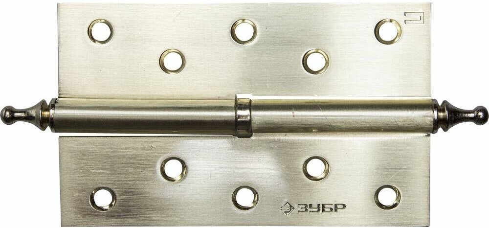 Карточная петля ЗУБР 125х75х2.5 мм разъемная правая цвет матовый латунь SB 2 шт (37605-125-3R)