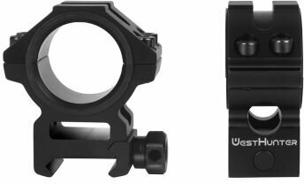 Высокопрочные кольца под оптический прицел - пикатинни 20 ММ