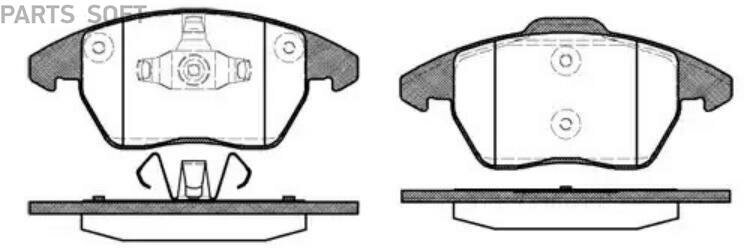 ROAD HOUSE 2103010 Колодки торм. диск. ci C4 ()