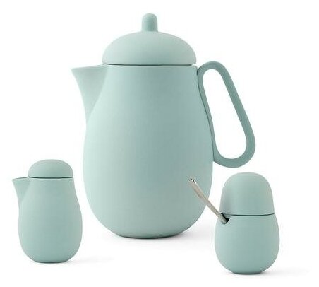 Чайный набор Viva Scandinavia Nina, 3 предмета, фарфор, мятный V78446