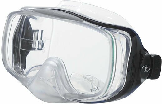 Tusa Маска Imprex 3D Hyperdry прозрачный силикон, BK дайвинг