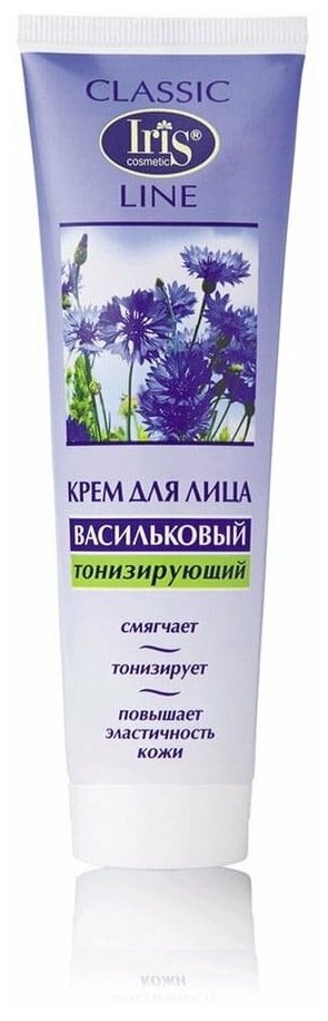 Iris cosmetic Крем для лица Classic Line Васильковый тонизирующий, 100 мл