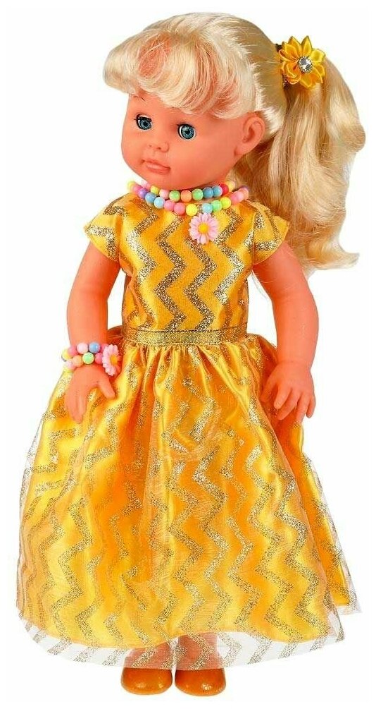 Кукла озвученная Кристина 45 см, 100 фраз, браслет, бусы, 7 аксессуаров