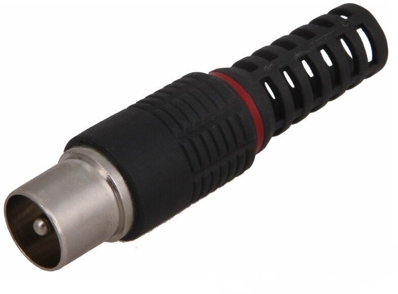 Набор Разъем PROconnect, штекер TV, без пайки, черный {05-2042-2} (10 шт)