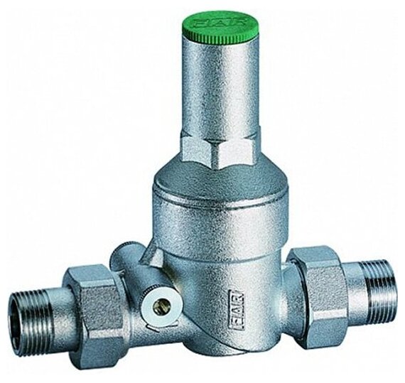 Редуктор давления Far хромированный 1/2" (НР-НР), без манометра