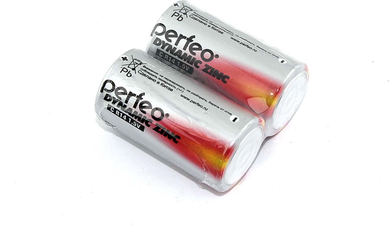 Батарейка Perfeo R14 2 шт.
