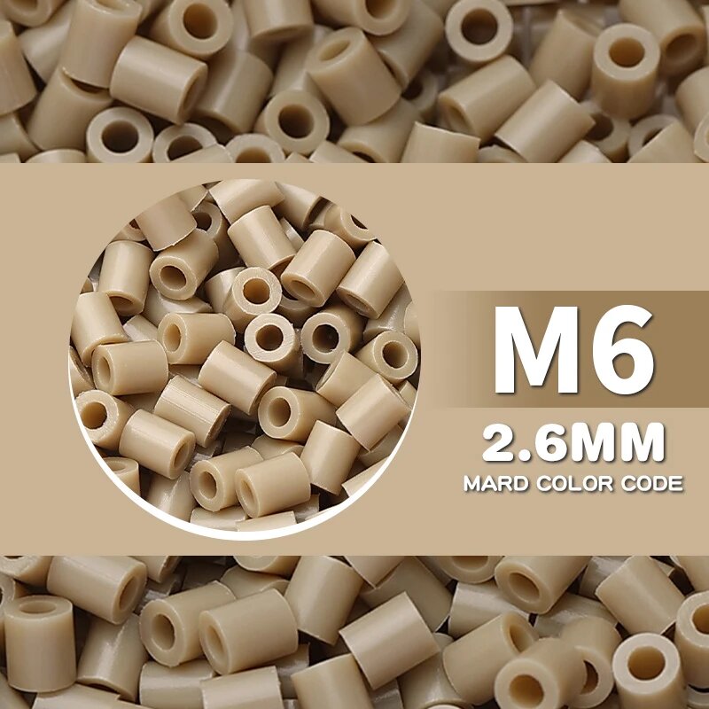 Бусины для творчества YAONUAN 2,6 мм 1000 шт Бежевый, 1000Pcs-L218A