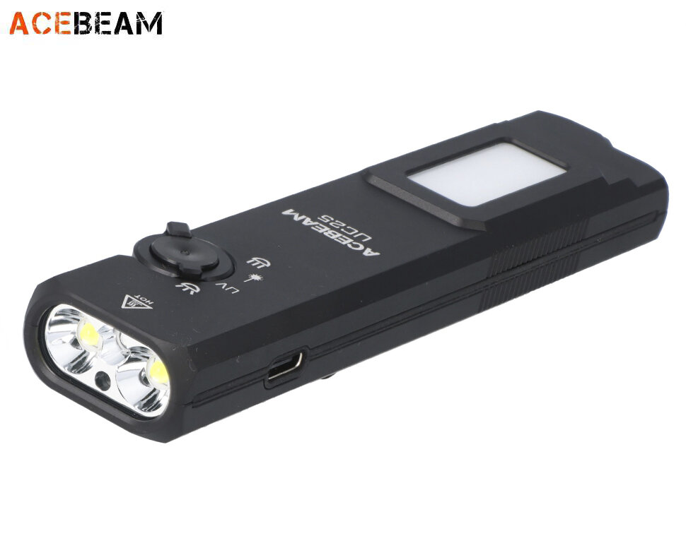 Фонарь Acebeam UC25 (ЛЦУ и УФ), Li-ion 3000 mAh, 174 метра, 3100 люмен (Комплект)