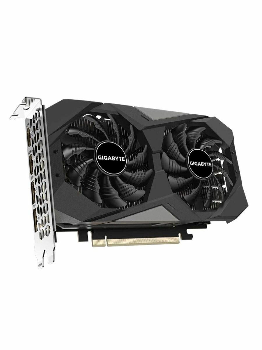 Gigabyte Видеокарта GeForce RTX 3050 WINDFORCE OC V2 GDDR6 6 ГБ 96 бит 1477 МГц PCI-E 4.0 DisplayPort х 2 HDMI х 2 (GV-N3050WF2OCV2-6GD)