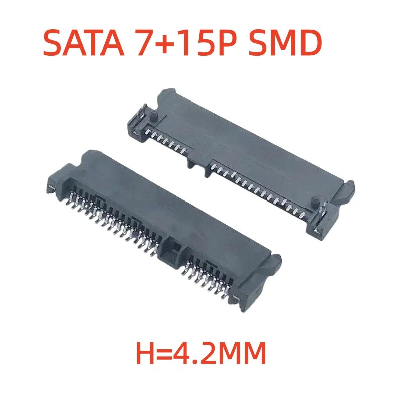 Sata 7+15 Pin 22 Pin SMT гнездовой разъем адаптер
