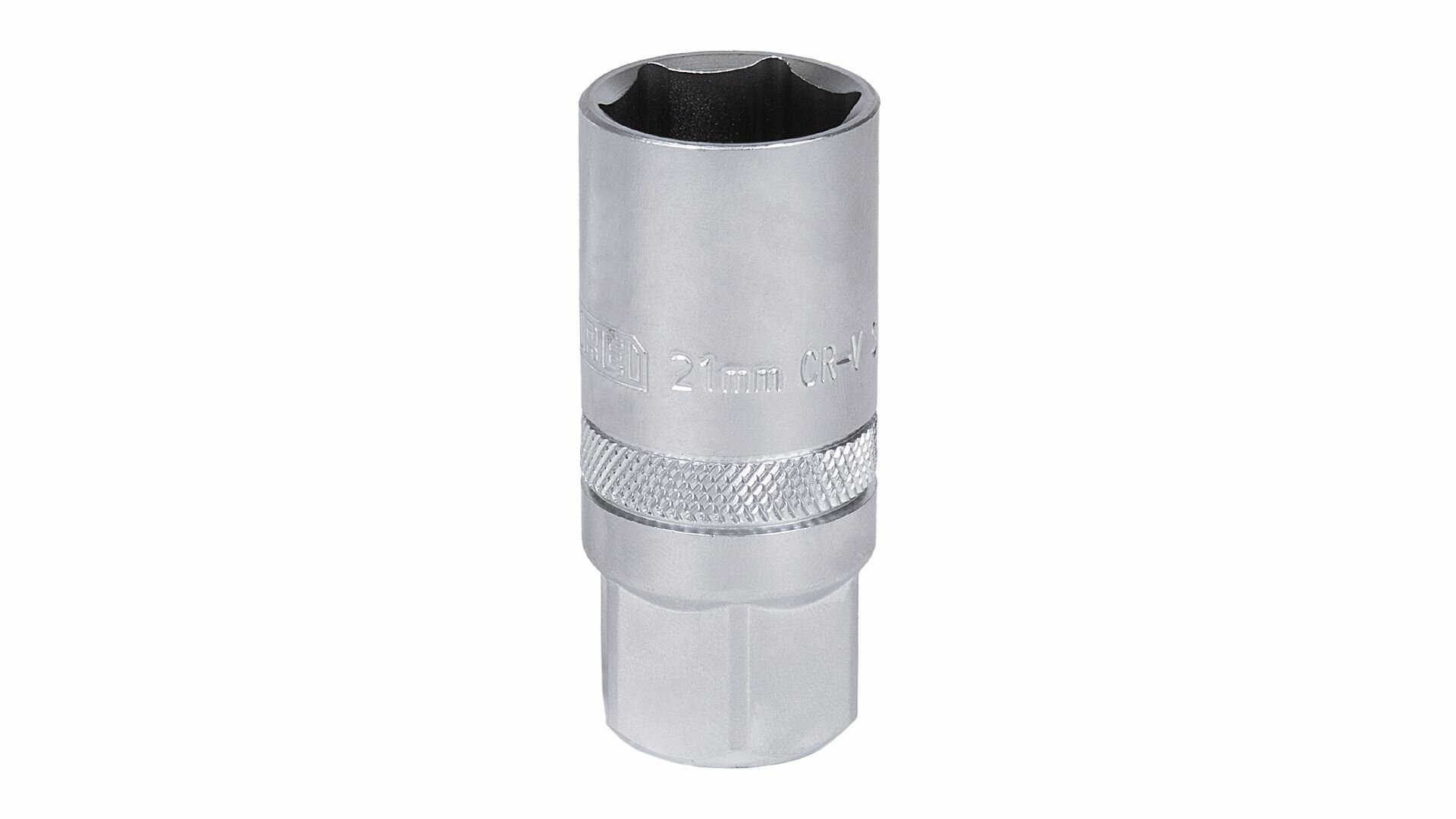 TIREI Головка свечная 6-гранная 1/2", 21мм с резиновой вставкой SH3E121