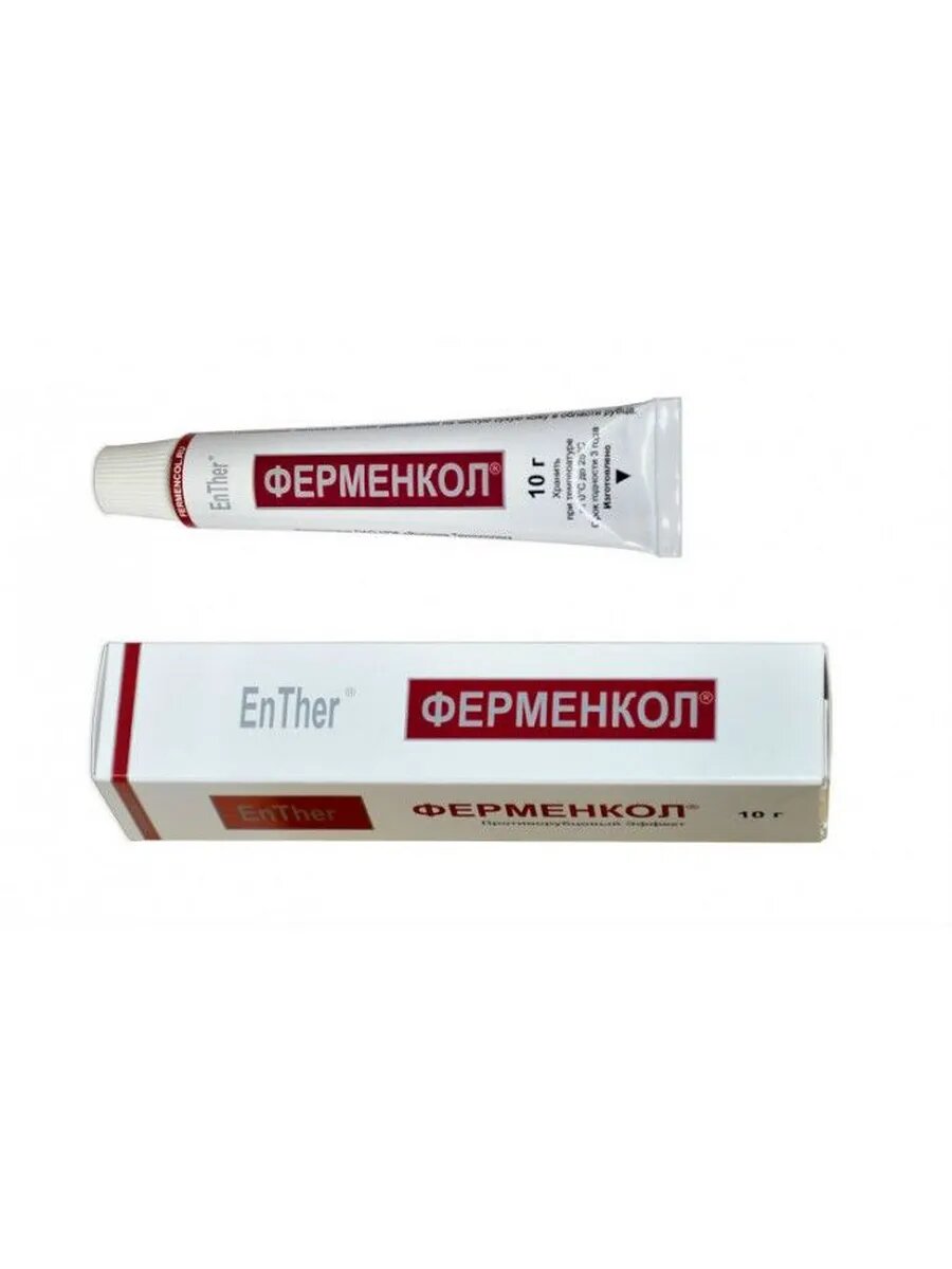 Ферменкол, гель косметический, 10 г, 1шт.