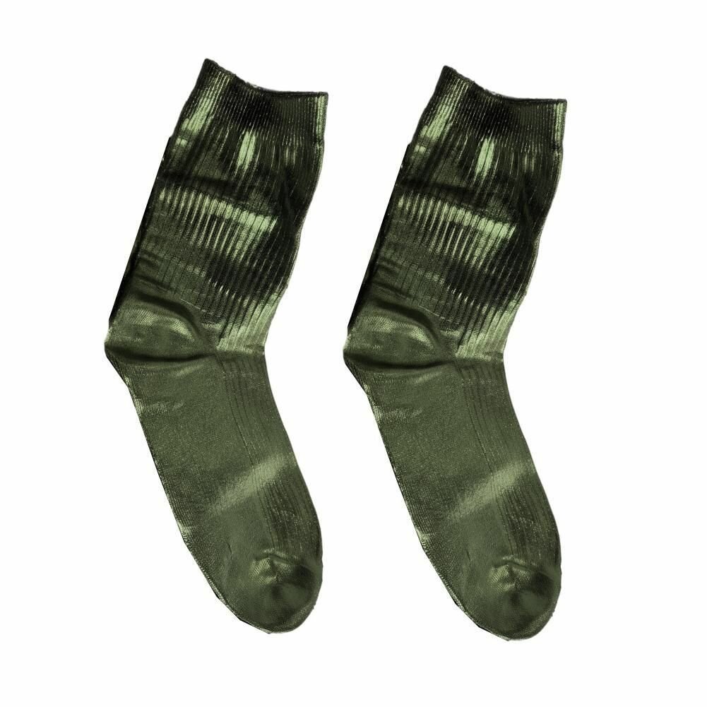 Модные женские шелковые носки с металлическим отливом, подходящие для выпускного вечера
