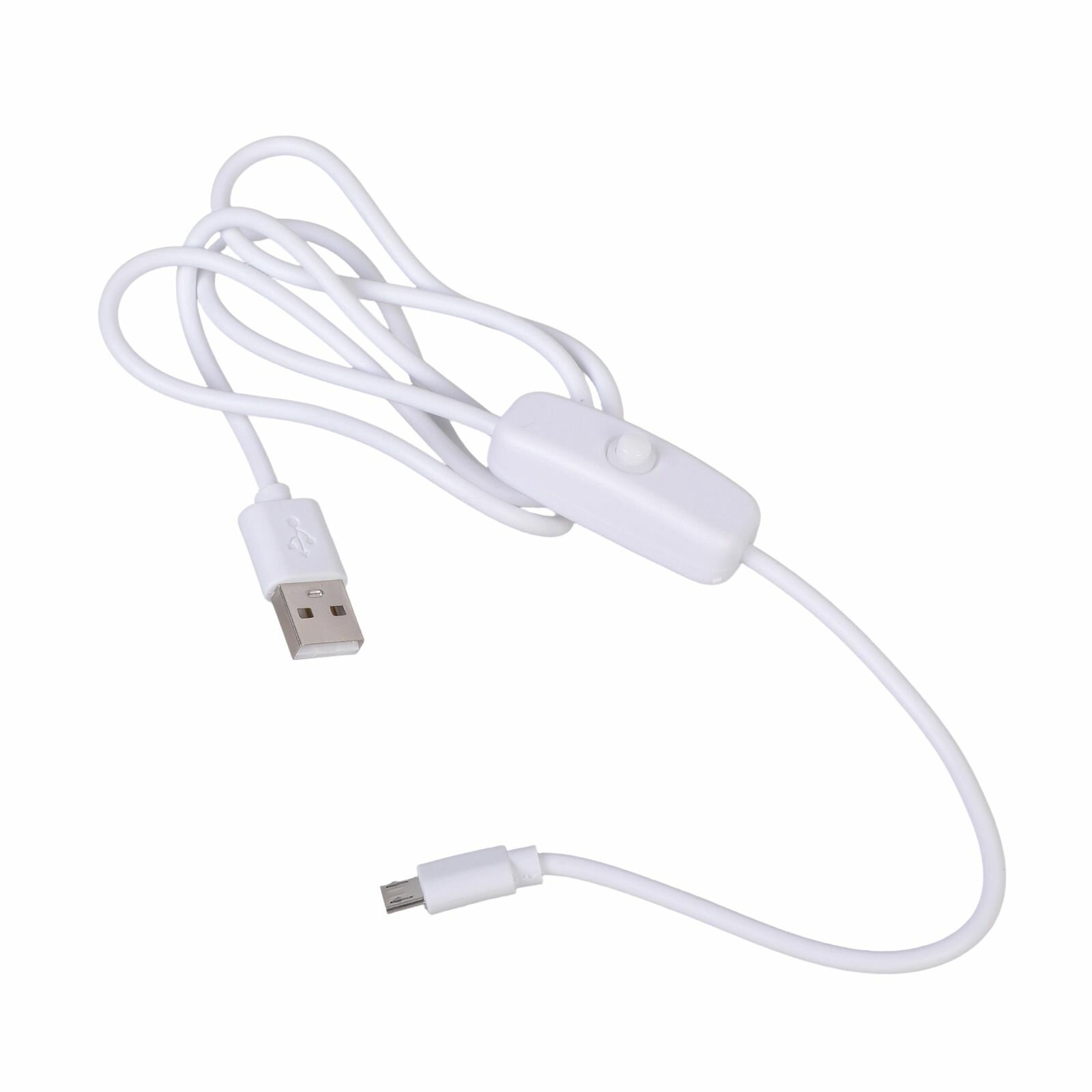 Кабель USB - micro с выключателем для электроники