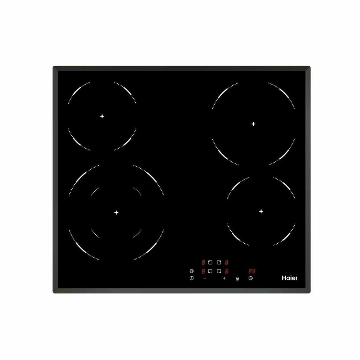 Варочные поверхности электрические Haier Панель варочная Haier HHY-C64DVB Чёрный