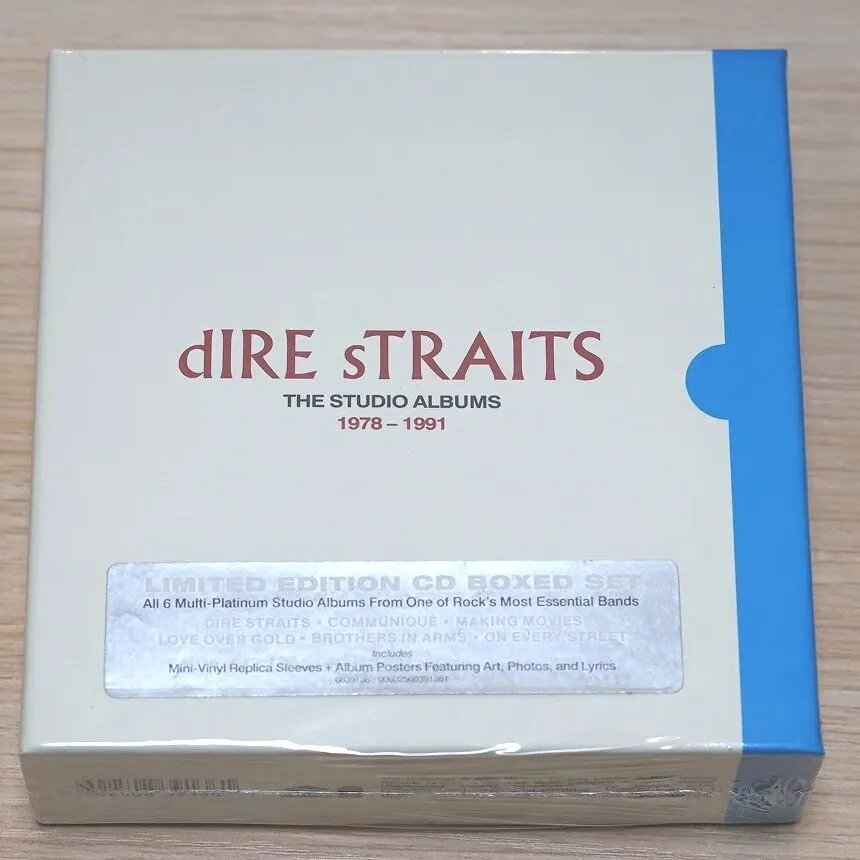 Dire Straits THE STUDIO ALBUMS 1978-1991 6CD настоящий Герметичная упаковка совершенно новый / Высококачественный музыкальный компакт-диск