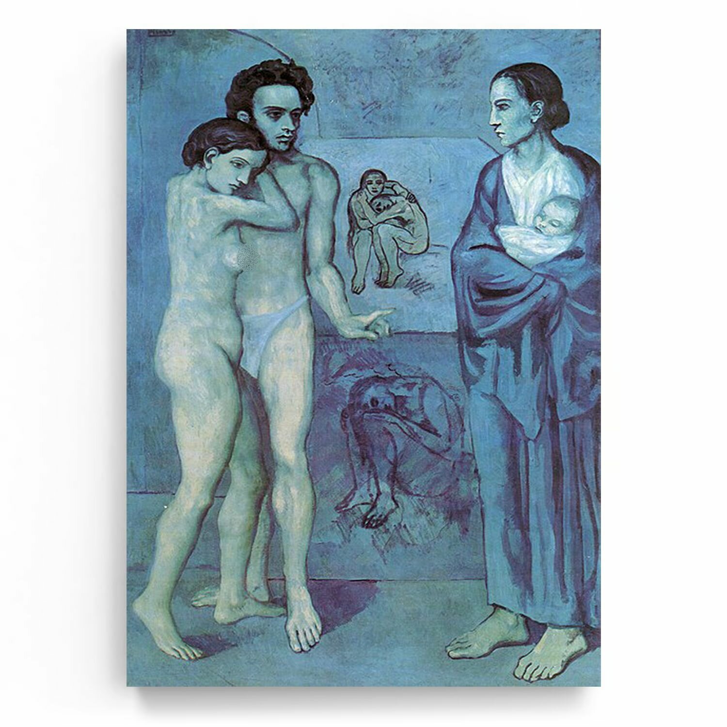 Картина / репродукция, Пабло Пикассо "Жизнь", 60х80 см.