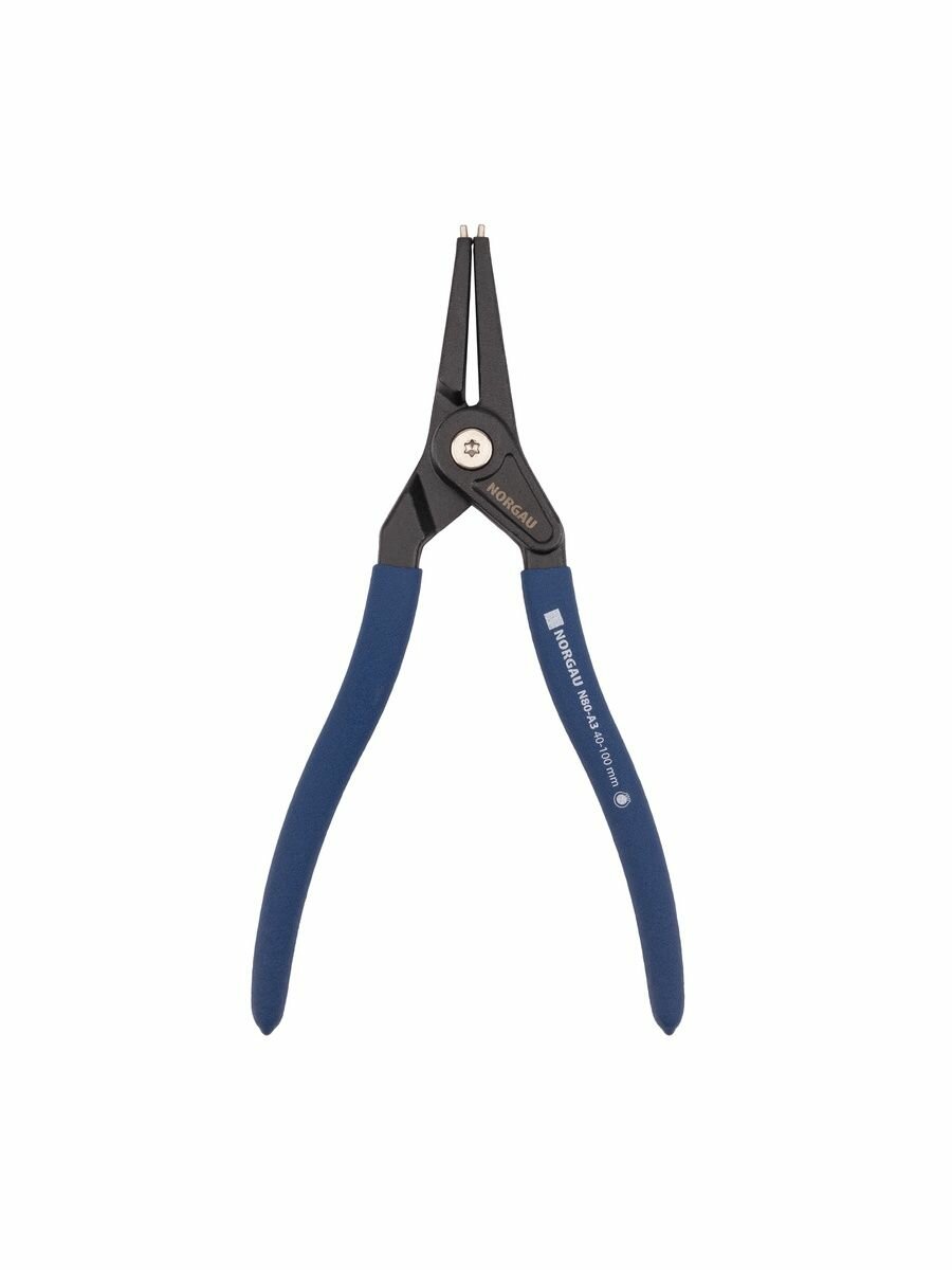 Съемник стопорных колец NORGAU Industrial с нескользящими рукоятками, 60-64 HRC, 40-100 мм (внешних)