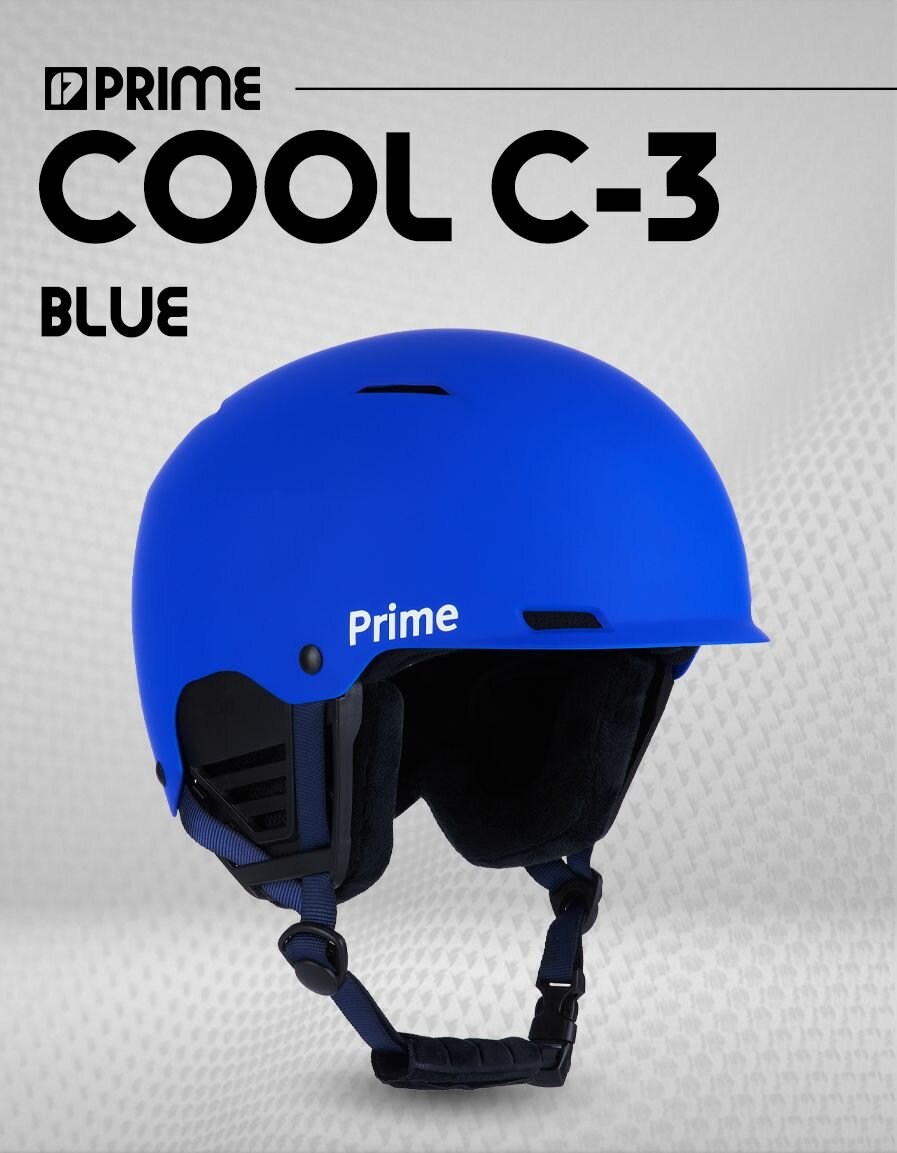 Шлем горнолыжный/ Шлем сноубордический COOL C-3 BLUE, размер M