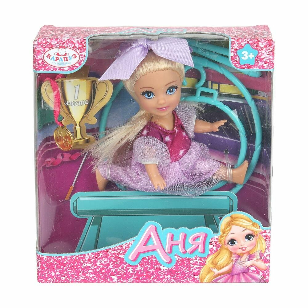 Кукла-мини, 12 см, аксессуары карапуз ANNA-S2-BB