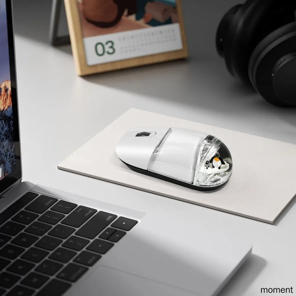 Беспроводная мышь Floating aquariums Animal Wireless Mouse, океанская тематика, синий цвет, для дома и офиса — фото 1