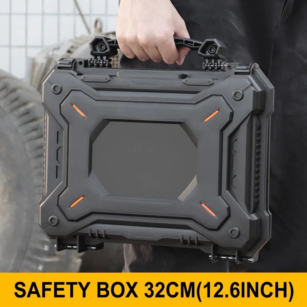 Кейс ударопрочный "SAFETY BOX 32CM (12.6INCH)" Черный, пластик