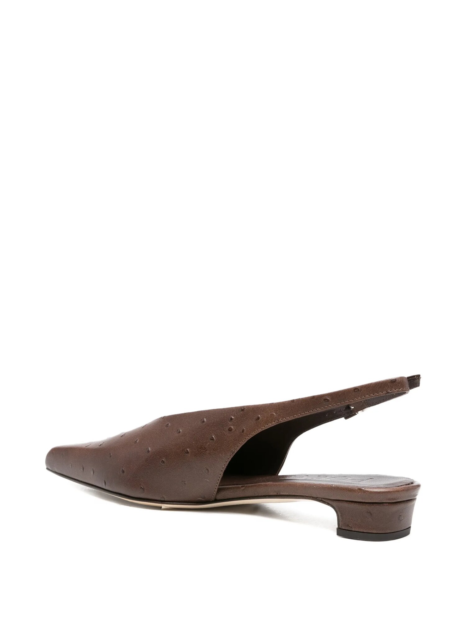 Туфли POEVE Pointed slingback pumps, размер 41, коричневый — фото 1