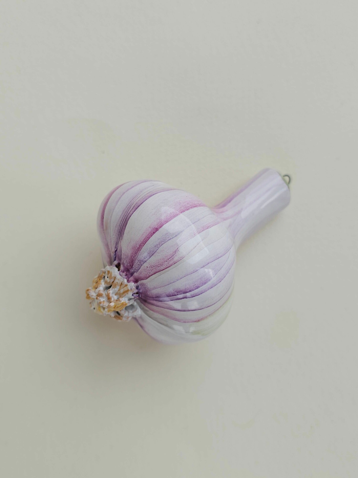 Керамический овощ "Чесночок". Ярославская майолика. Керамика ручной работы. Сделано в России.