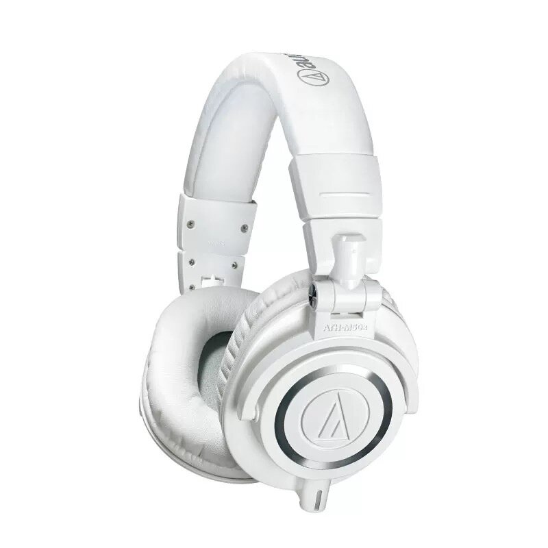 Наушники Audio-Technica ATH-M50X White, полноразмерные проводные